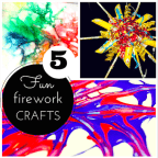 5 MORE easy firework crafts for kids - Hodge Podge Craft