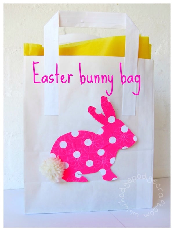 How to make a quick and easy Easter bunny bag
