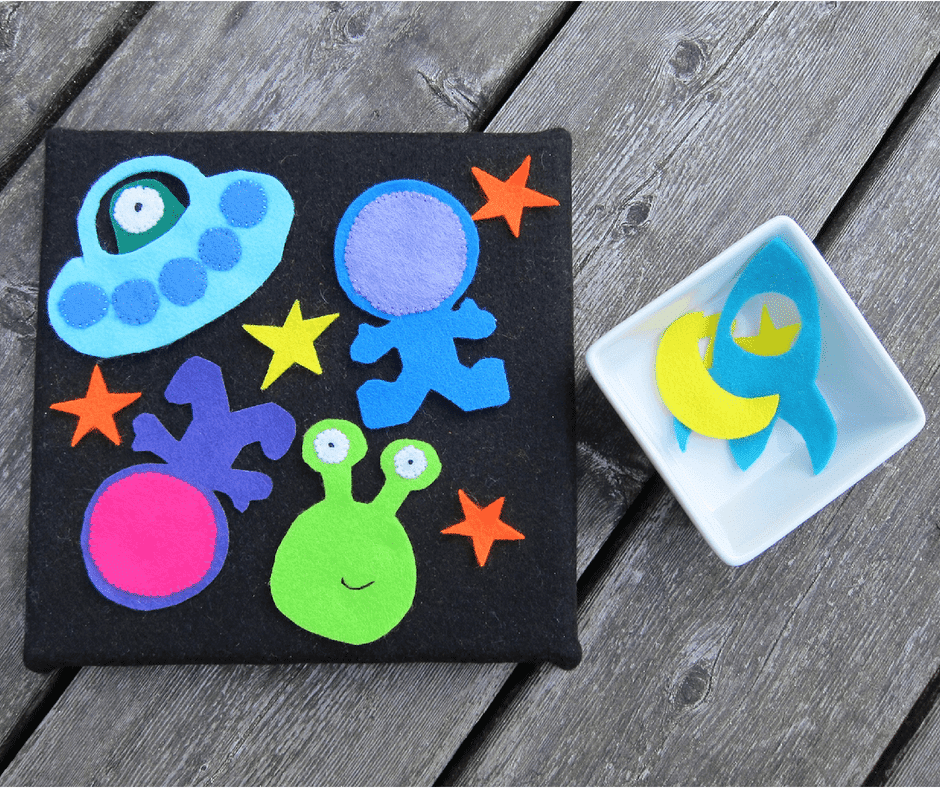 How to make space-themed DIY fuzzy felt – HodgePodgeCraft