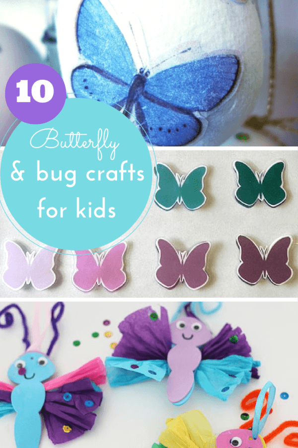 10 awesome butterfly and bug crafts for kids – HodgePodgeCraft
