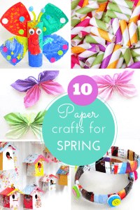 10 cute paper crafts for Spring – HodgePodgeCraft