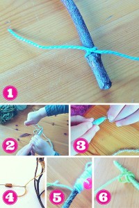 Gorgeous yarn craft: wrapped sticks – HodgePodgeCraft