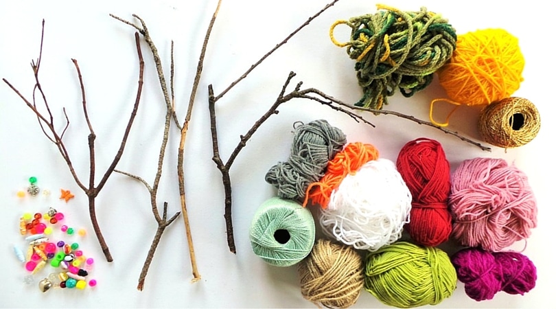 Gorgeous yarn craft: wrapped sticks – HodgePodgeCraft